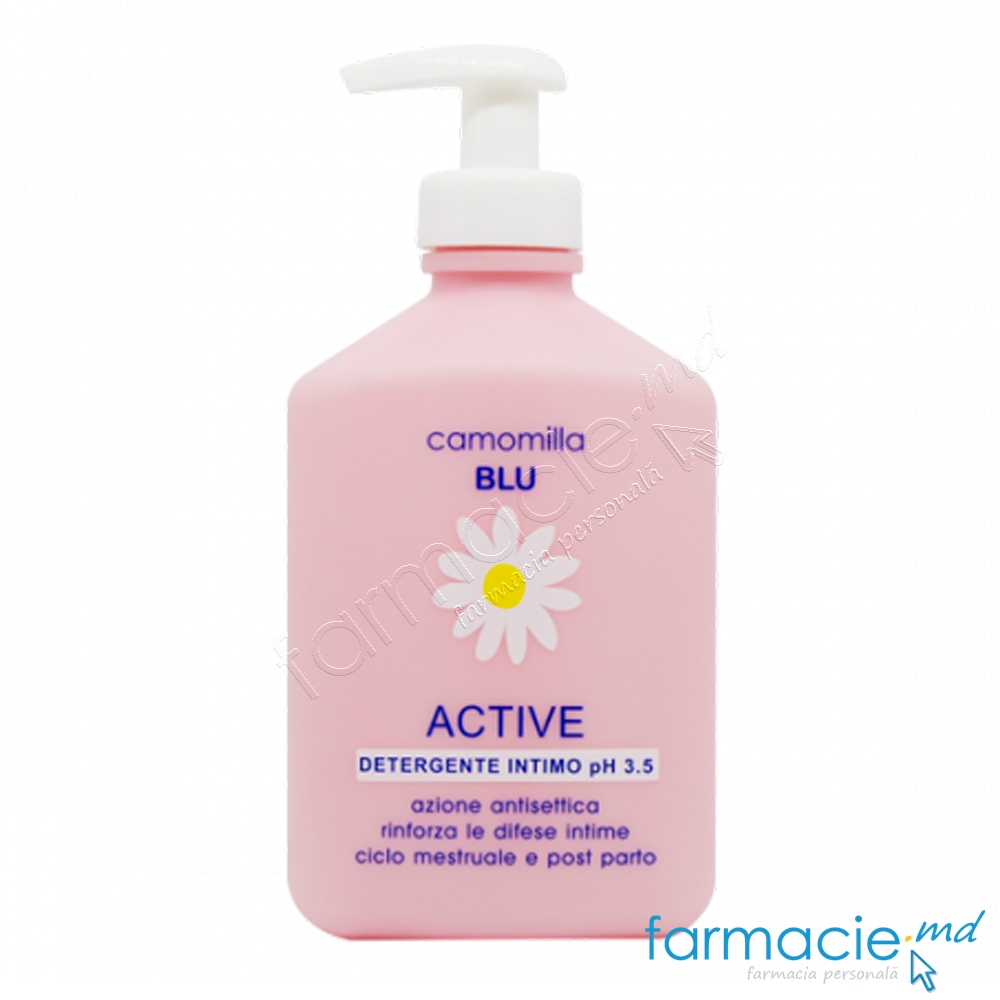 Camomilla Blu Active pH 3.5 gel intim antiseptic ciclu menstrual si ...