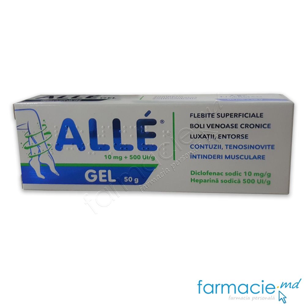 Alle gel 10 mg + 500 UI/g 50g Fiterman