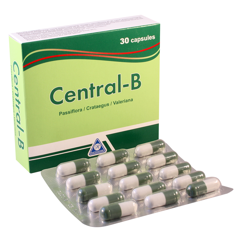 Central-B caps.100mg + 25mg + 25mg N30 TVA20%