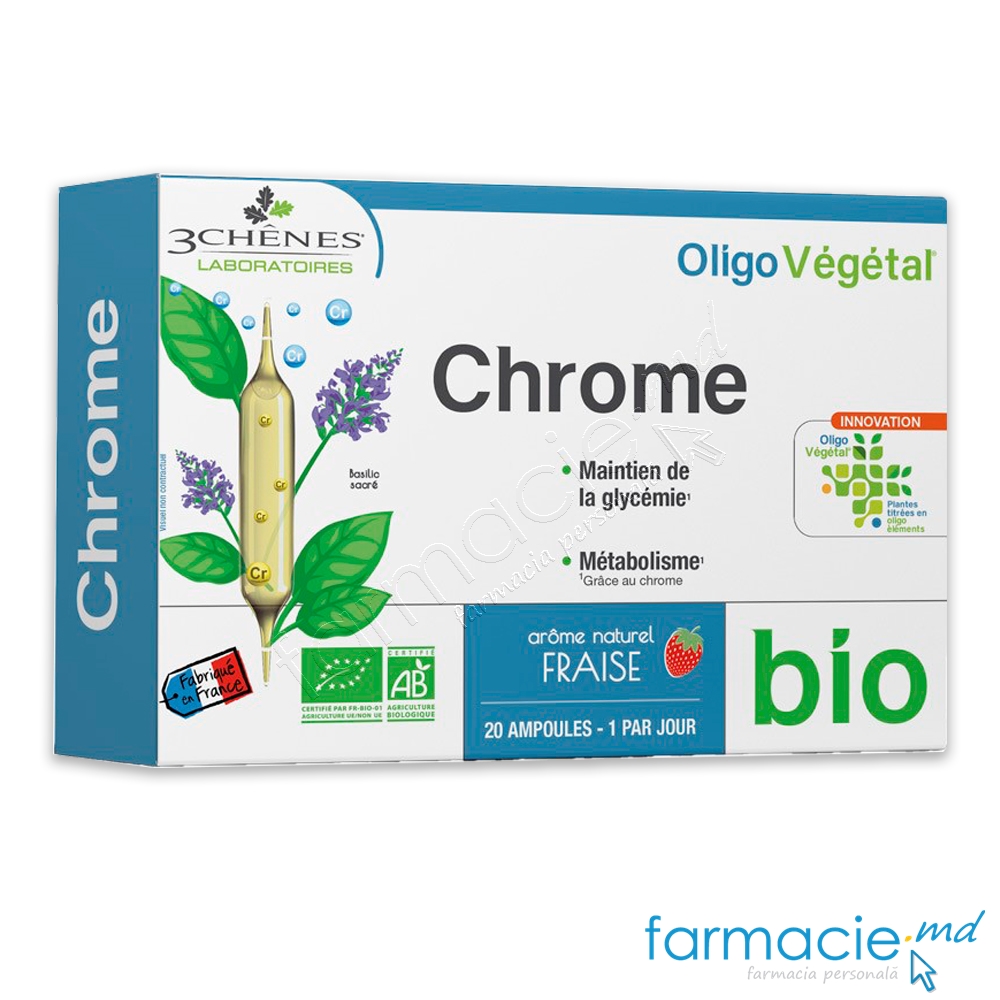 Chrome Bio vegetal fiole 10ml N20 3Chenes