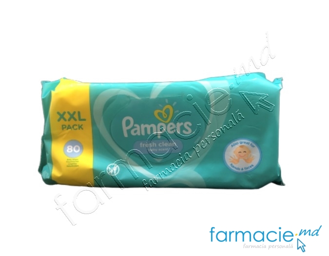 Servetele umede copii Pampers Fresh Clean N80