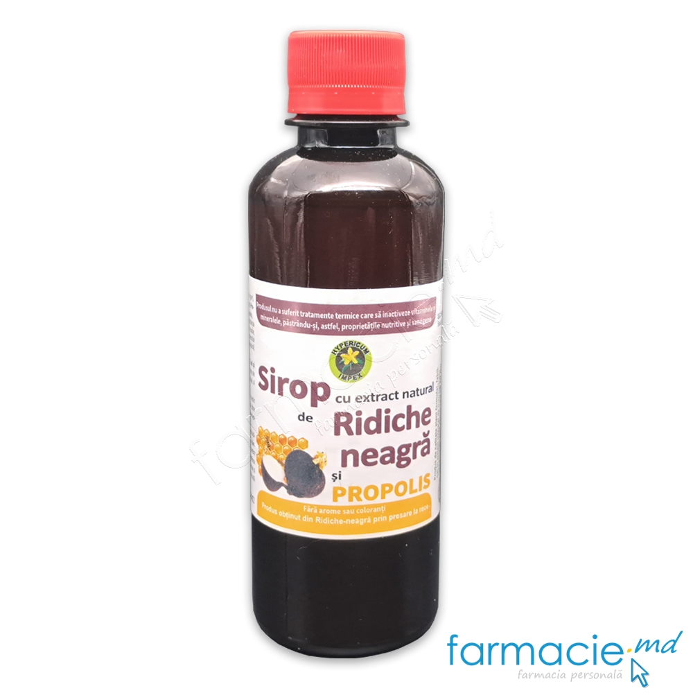 Ridiche neagra si propolis sirop 250ml Hypericum