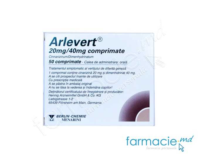 Arlevert comp. 20 mg + 40 mg N25x2