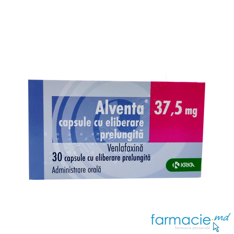 Alventa® caps. elib. prel. 37,5 mg N10x3 (KRKA)