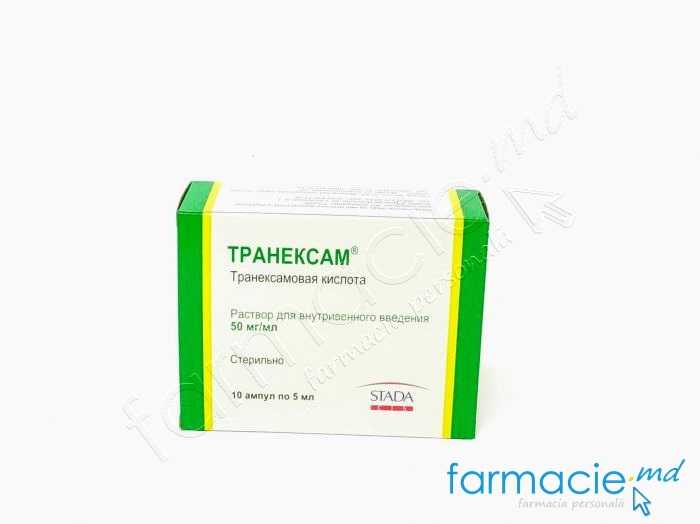 Tranexam® sol. inj.50 mg/ml5 ml N5x2
