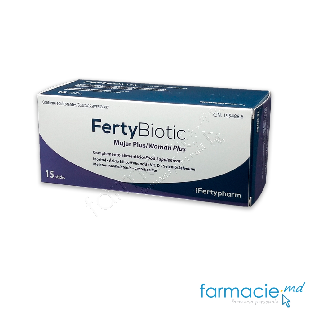 FertyBiotic Woman Plus stick 5g N15 Infomedica