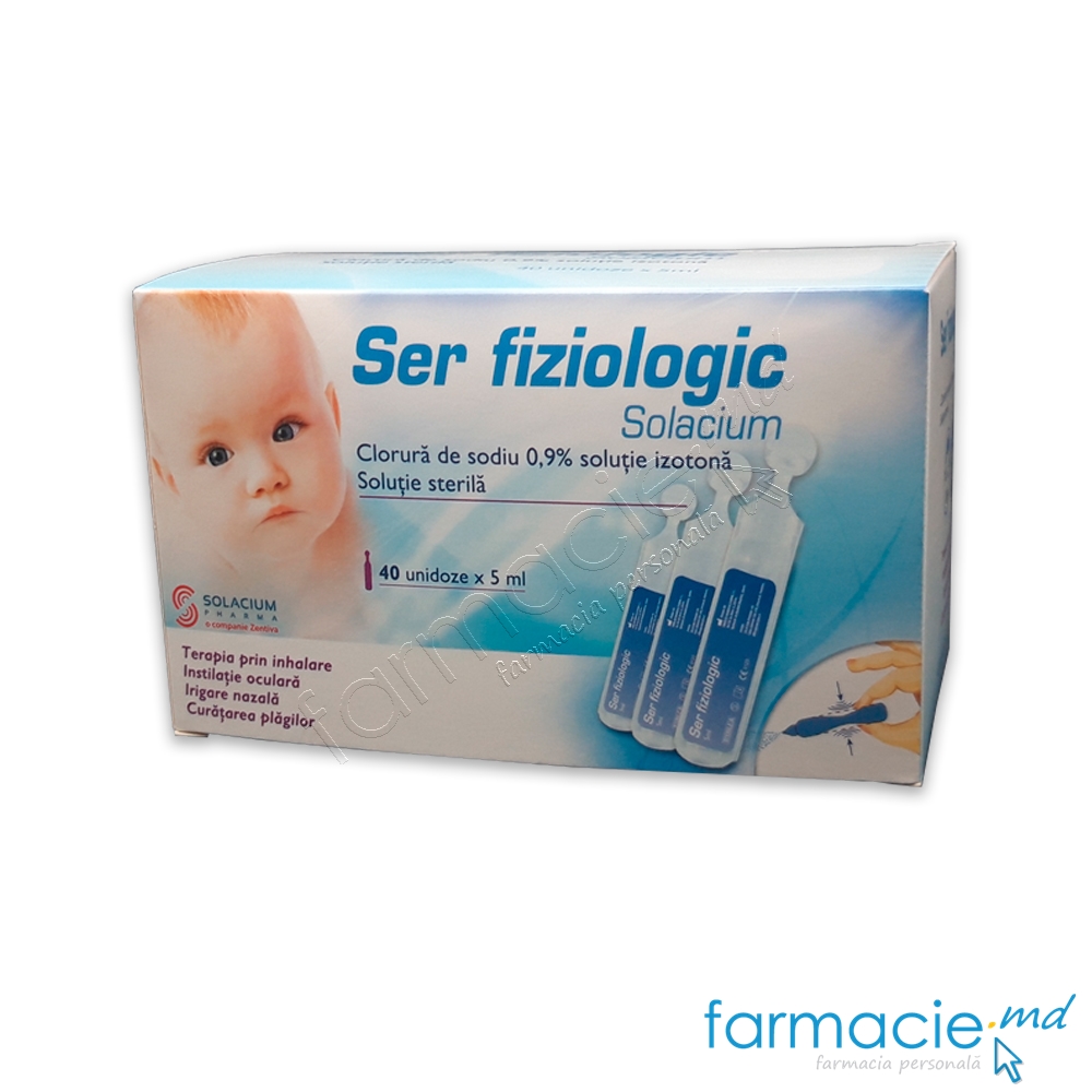 Solutie fiziologica Solacium 0.9% 5ml N40 LPH