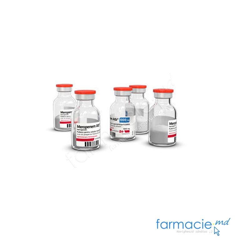 Meropenem Atb® pulb./sol. inj./perf. 1000 mg N10 (Antibiotice)
