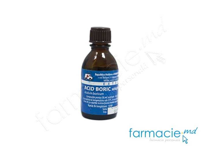 Acid boric sol. cutan. 3% 20ml( Cojusna)(TVA20%)