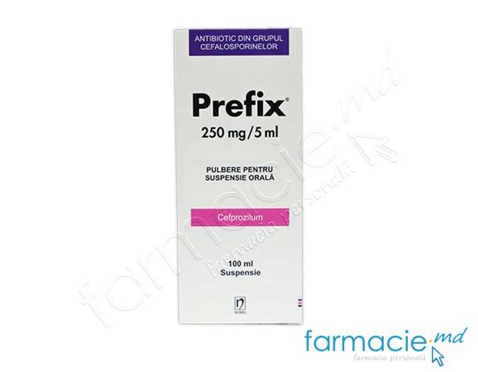 Prefix® pulb./susp. orala 250 mg/5 ml 100 ml N1