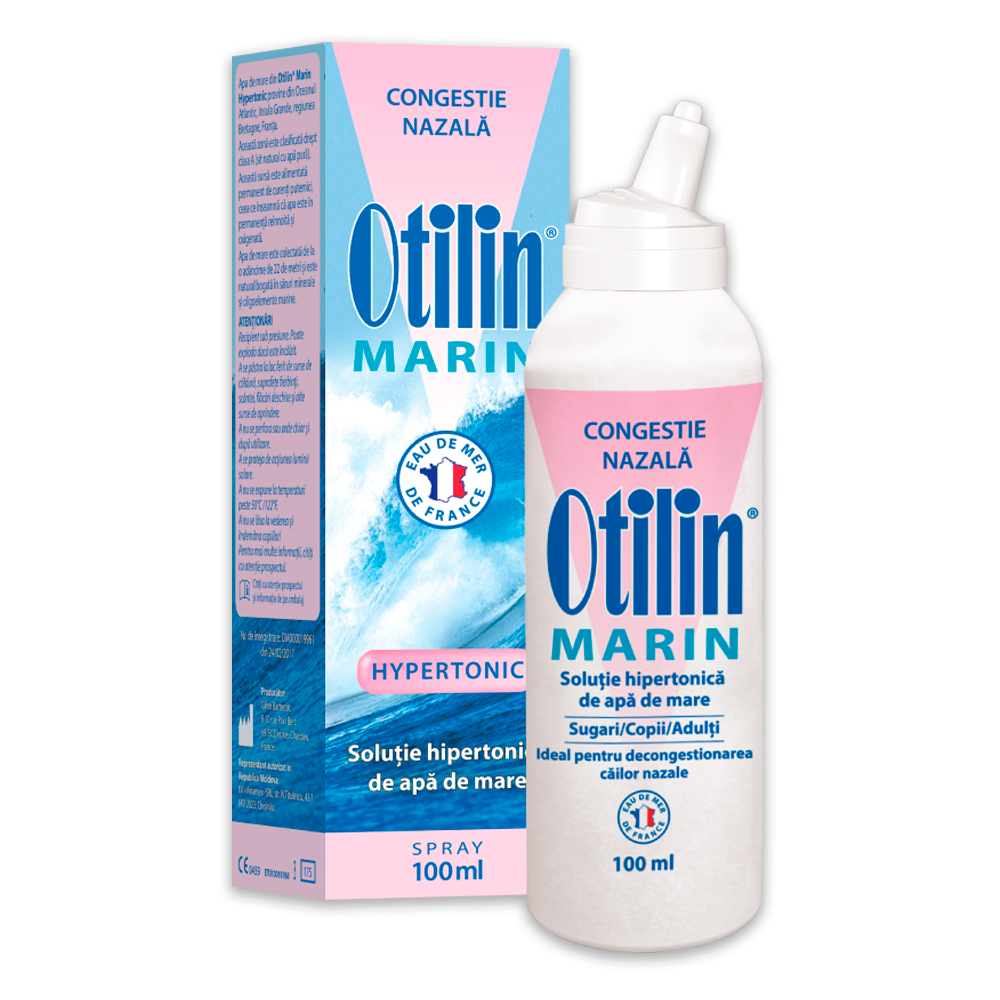 Otilin Marin Hipertonic spray pt irigatii nazale 100ml