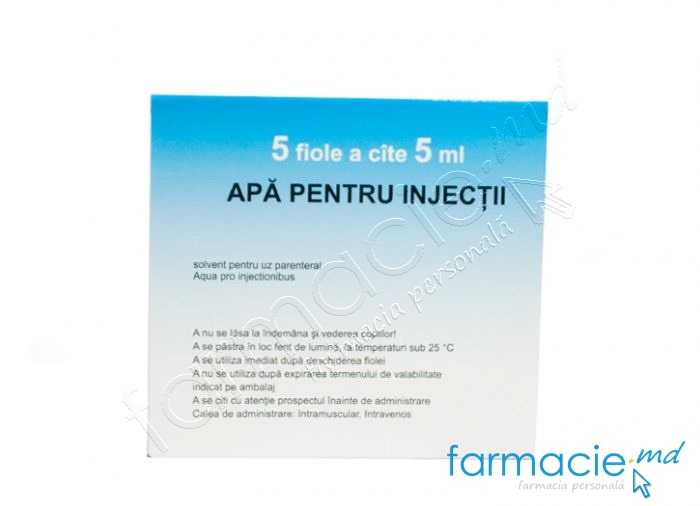 Apa p/u injectii sol. inj.5 ml N5