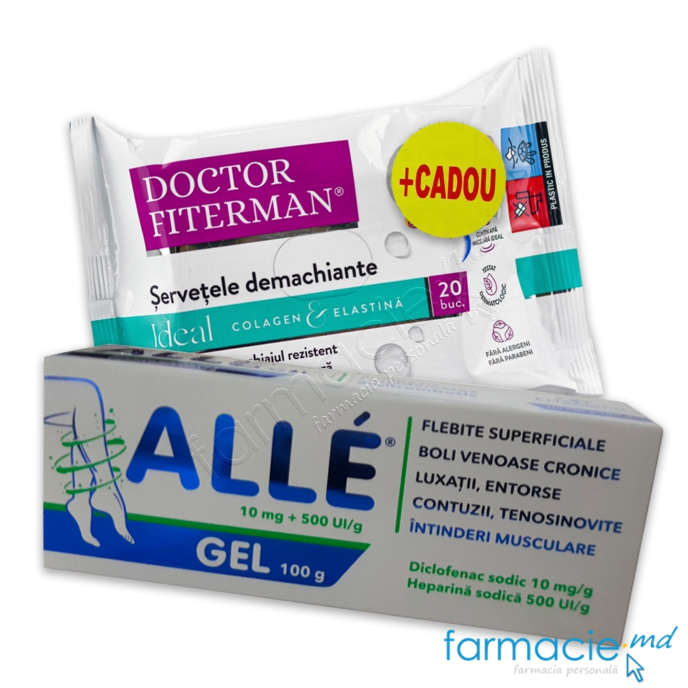 Alle gel 10mg + 500 UI/g 100g + CADOU Fiterman