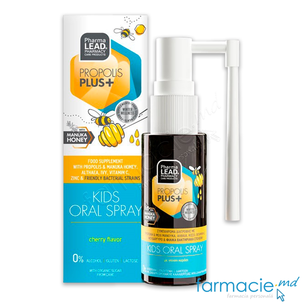 PROPOLIS PLUS Kids Spray Oral+Manuka+Probiotic 30ml PHARMALEAD