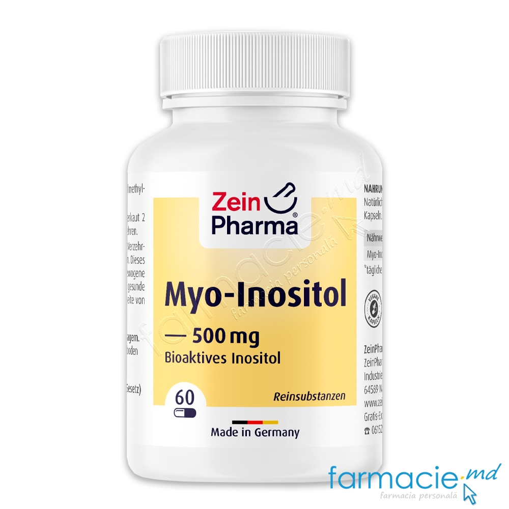 Myo-Inositol (fertilitate,regleaza fonul hormonal,slabit) 500mg VEGAN ...