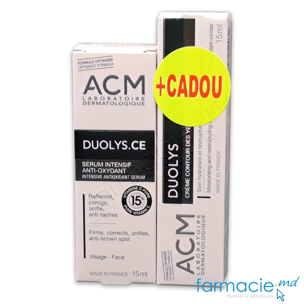 Duolys C.E Antyoxidant 15ml+Duolys Eye crema contur ochi 15ml ACM CADOU