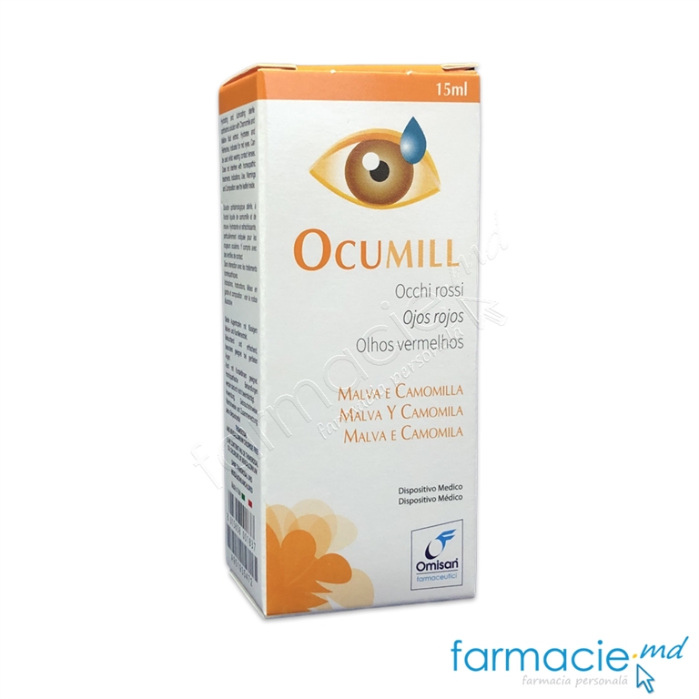 Ocumill (musetel+nalba de padure) pic.oft.15ml ochi sensibili,iritati,rosii