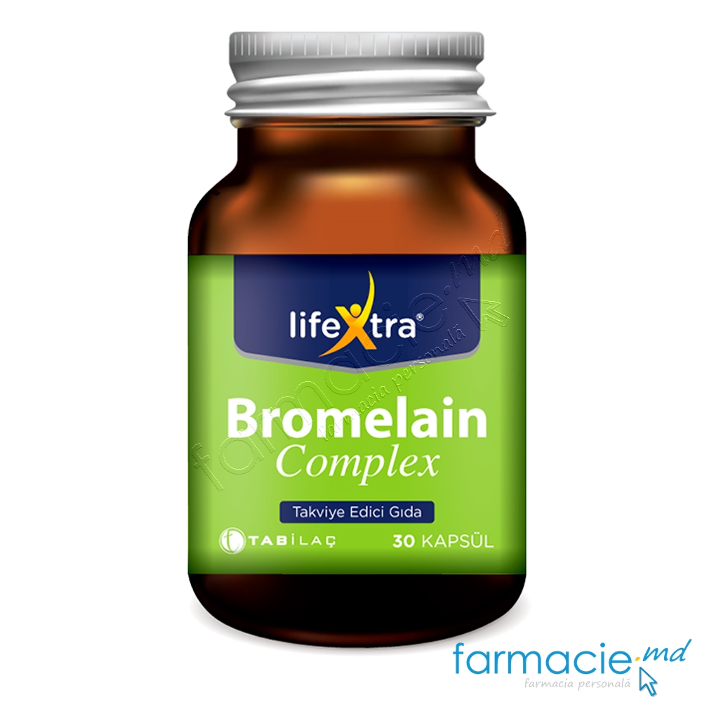 Bromelain Complex LIFEXTRA caps. N30 Tab Ilac