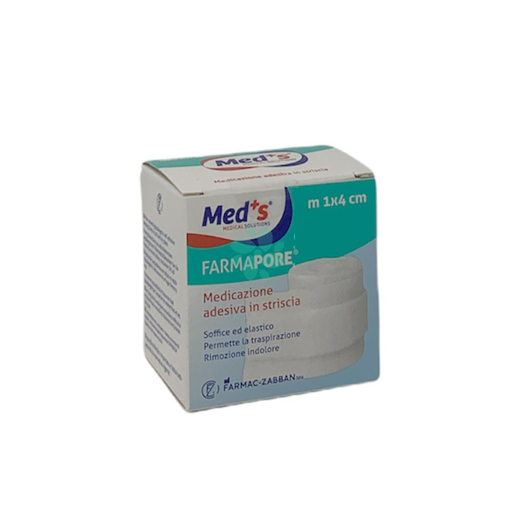 Pansament-emplastru MedS 4cmx1m hipoalergic netesut cu tampon nonadeziv ...