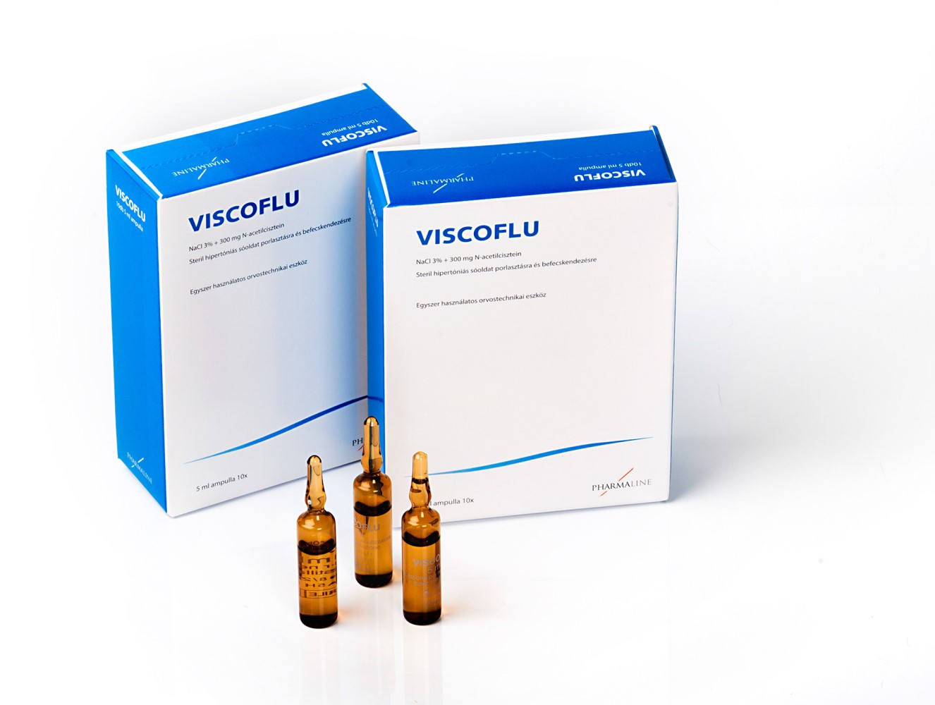 Viscoflu solutie hypertonica aerosoloterapie 5ml N5x2