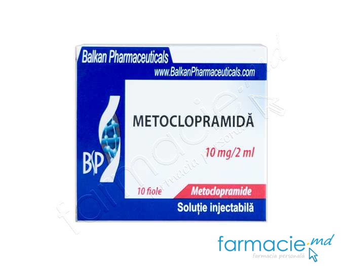 Metoclopramida sol. inj. 10 mg/2 ml N10 (Balkan)