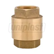 Обратный клапан пружинный D. 1" М/М бронзовый (пластиковый шток) PN12 ...